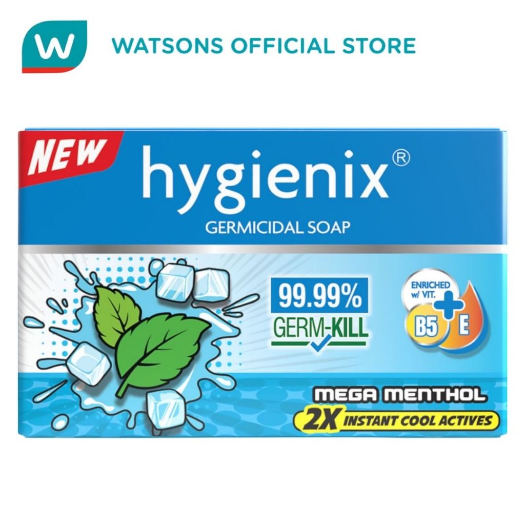 HYGIENIX Hygienix Germkill Mega Menthol Soap 125g | Shopee Philippines