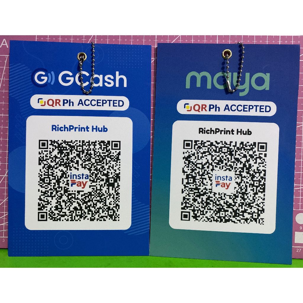 Customized Gcash / PayMaya Hanging QR Code Signage (Waterproof ...