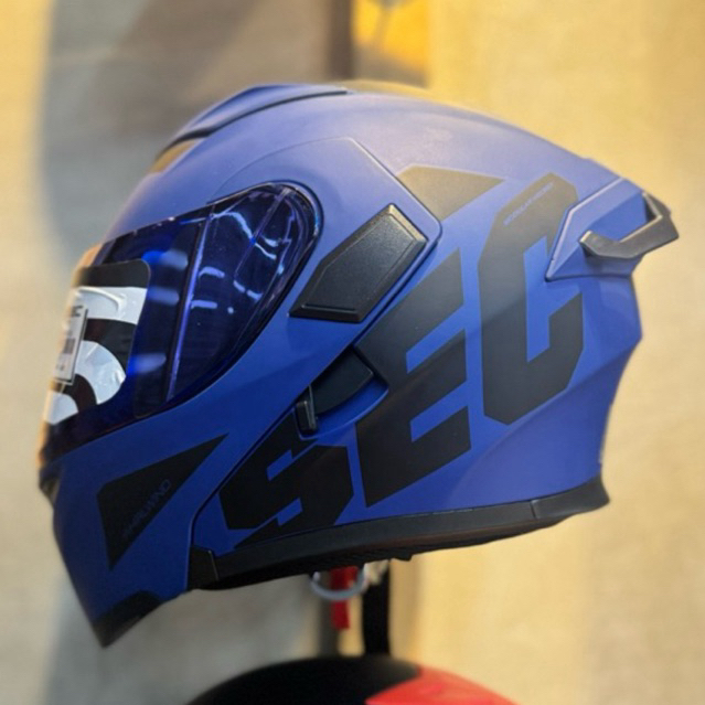 SEC Whirlwind Blue Black Modular Helmet | Shopee Philippines