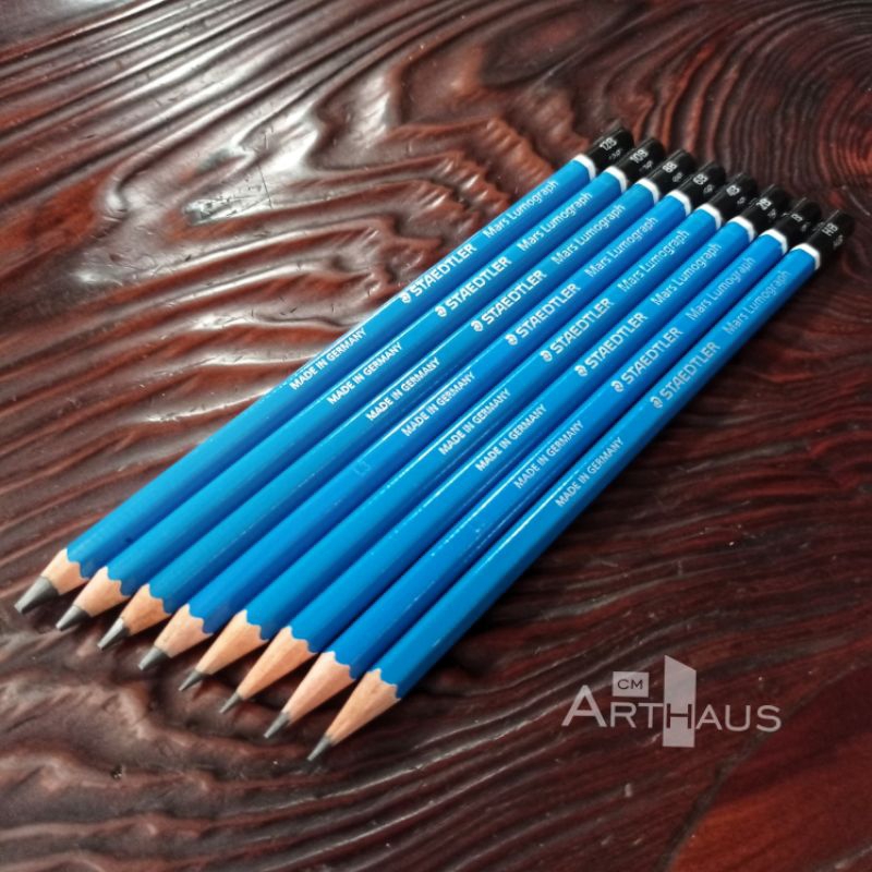 Staedtler Mars Lumograph Graphite Pencil set of 8 | HB 2B 4B 6B 8B 10B 12B | Shopee Philippines