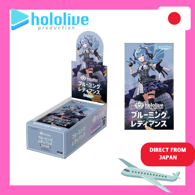 hololive OFFICIAL CARD GAME Japanese TCG Booster Pack Blooming Radiance box with factory sealed ...