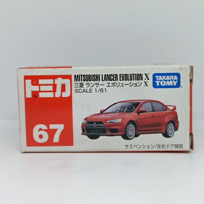 Tomica Mitsubishi Lancer Evolution X | Shopee Philippines