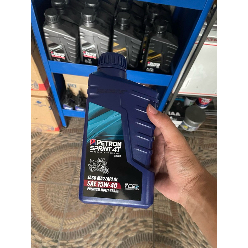 Petron Sprint 4T Motorcycle Oil Sae 15W-40 Premium Multi-Grade SR400 1 ...