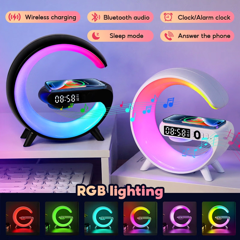 G63-Multifunctional Bluetooth Speaker 15W RGB Night Light Wireless ...
