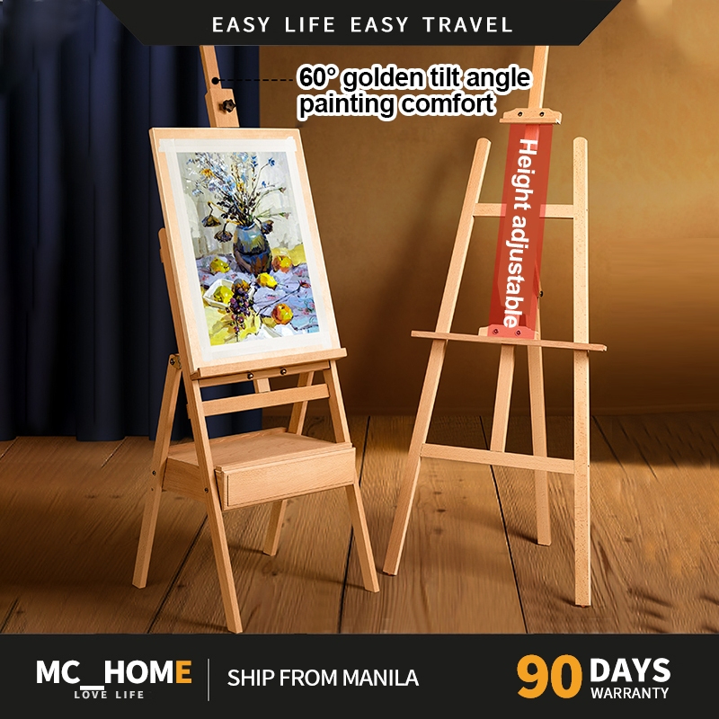 MC Easel Stand 1.8m With Drawers Display Scalable Painting Stand ...