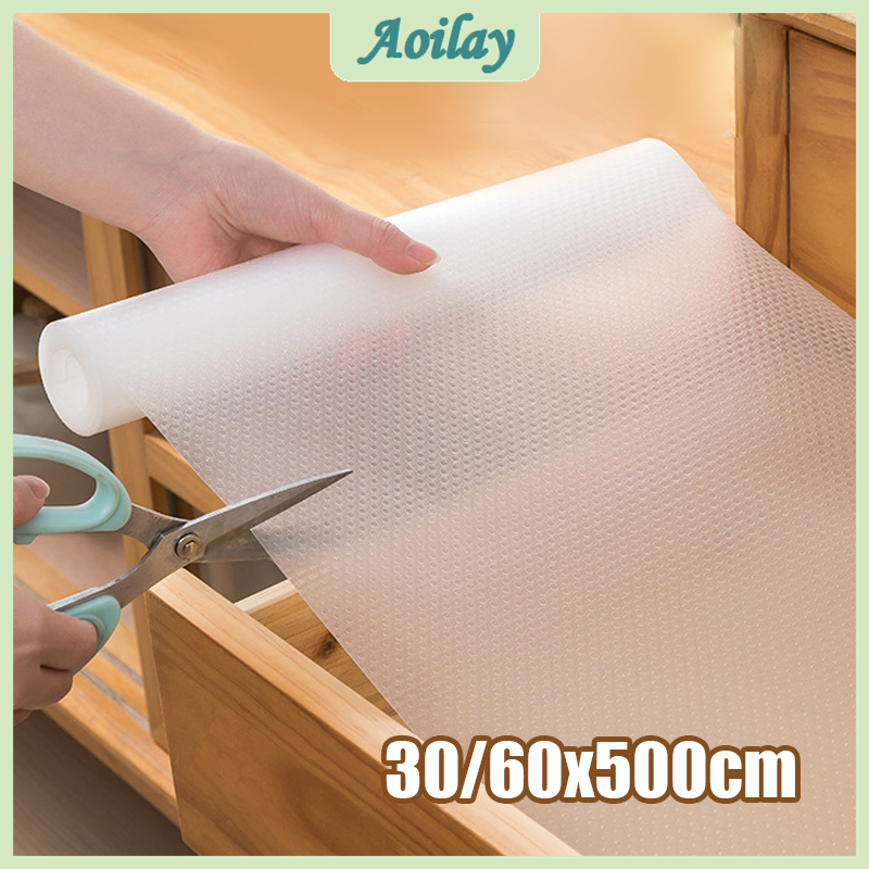 30/60*500cm Oilproof EVA Drawer Mat Non-Slip Cabinet Liner Mat ...