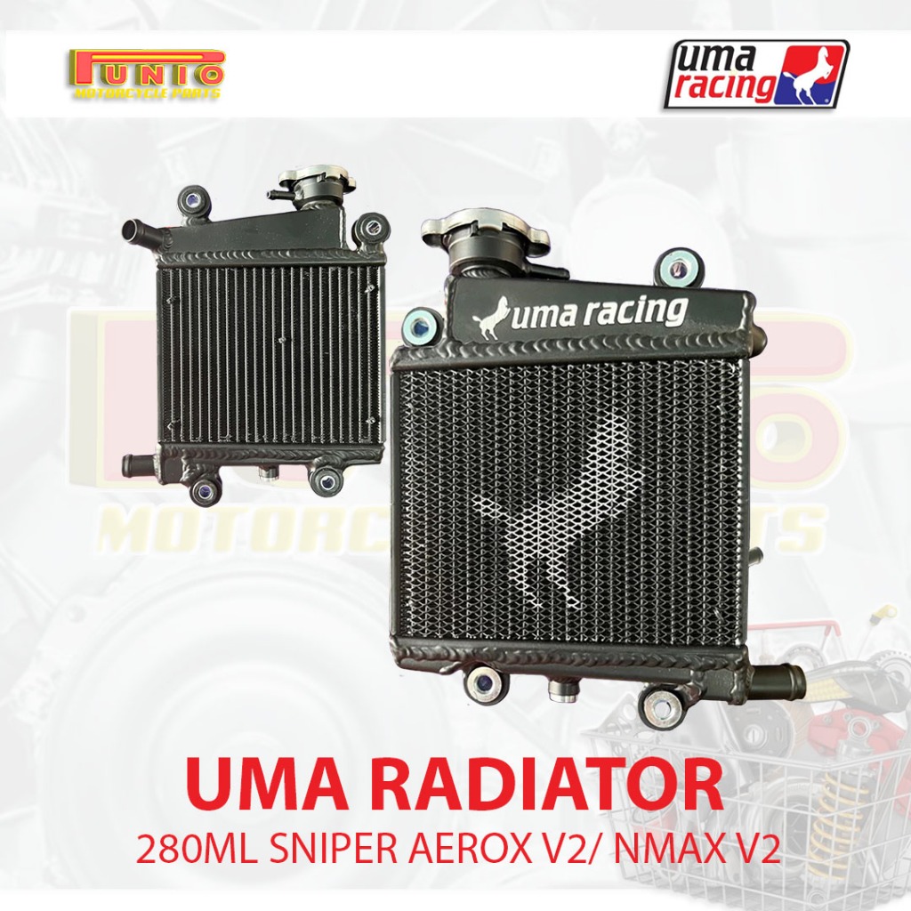 UMA Racing Radiator for Yamaha AEROX V2/V3 NMAX V2 and SNIPER 150/155 ...