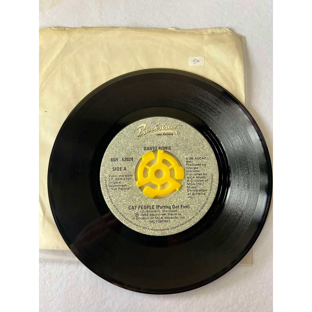 David Bowie - Cat People/Paul's Theme Vintage PLAKA 45rpm VG B27 ...
