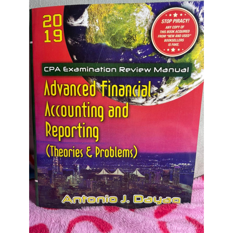 Advanced Financial Accounting and Reporting by Antonio J. Dayag ...