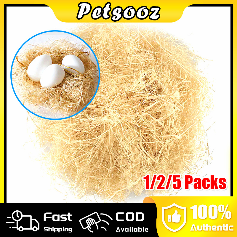 Bird Nest Fibre Natural Jute Nesting Material for Lovebirds Canaries ...