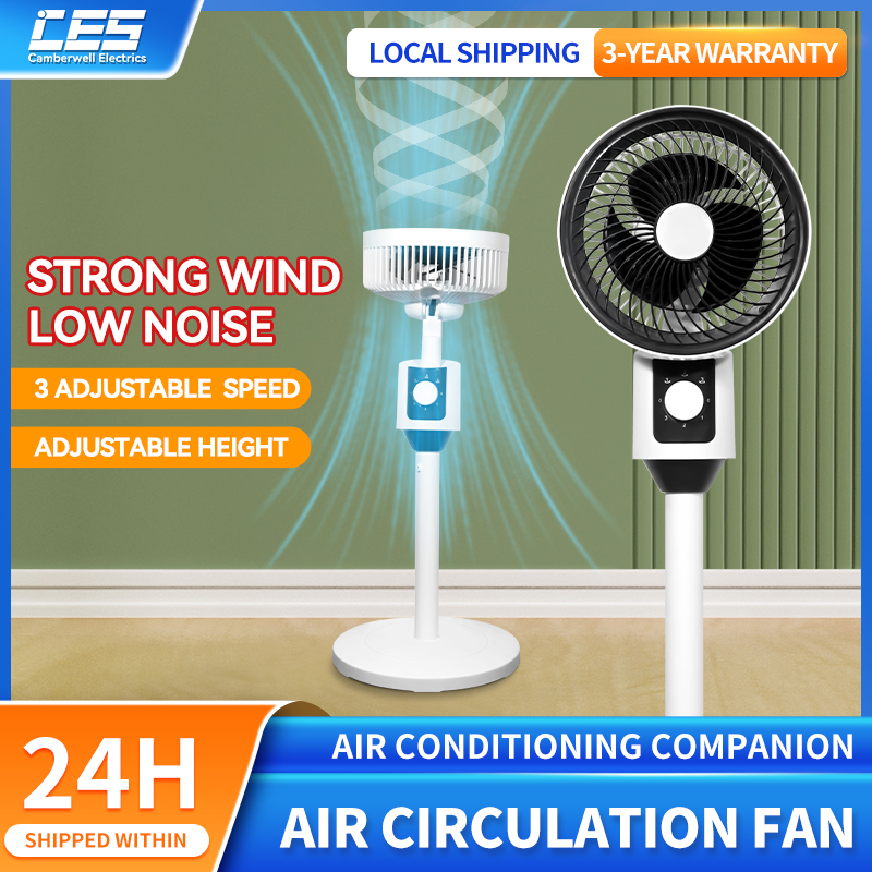 CES Electric Fan Air Circulation Fan Stand Fan Adjustable Floor Fan 3 ...