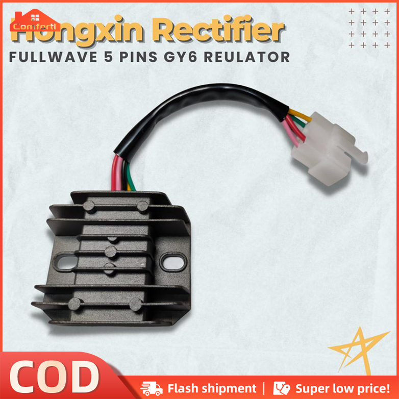 Regulator Rectifier GY6 5 Pins Full Wave Original Quality | Shopee ...