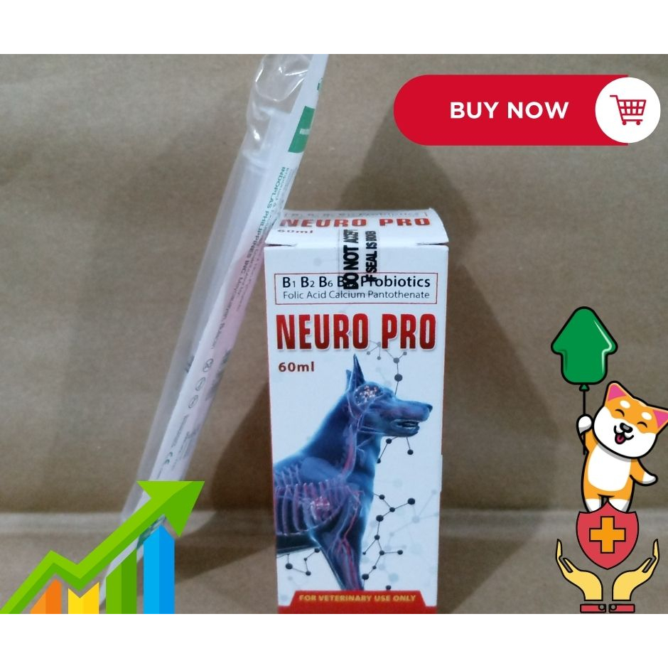 Neuro Pro 60ml Folic Acid Calcium Pantothenate for Dogs with Free Syringe | Shopee Philippines