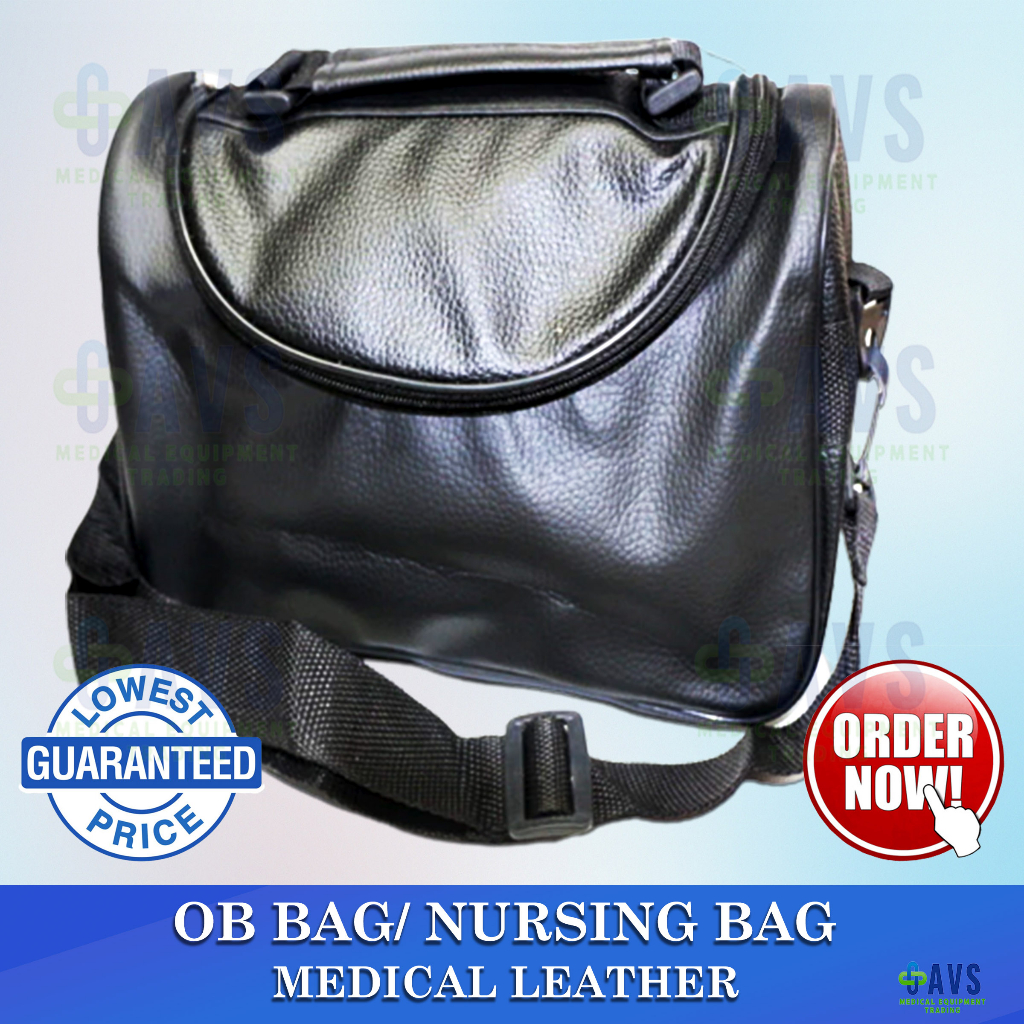 OB BAG / Nursing Bag for medical Use Leather (Sling Type) | Shopee ...