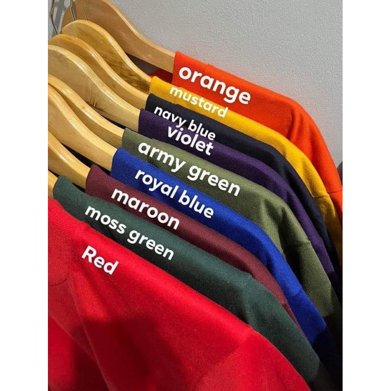 INSTA THREAD Plain Vibrant Colors Oversized Shirt | Shopee Philippines