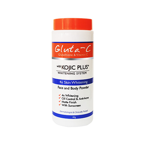 Gluta-C Kojic Plus+Whitening Powder(For Face and Body) 40g | Shopee ...