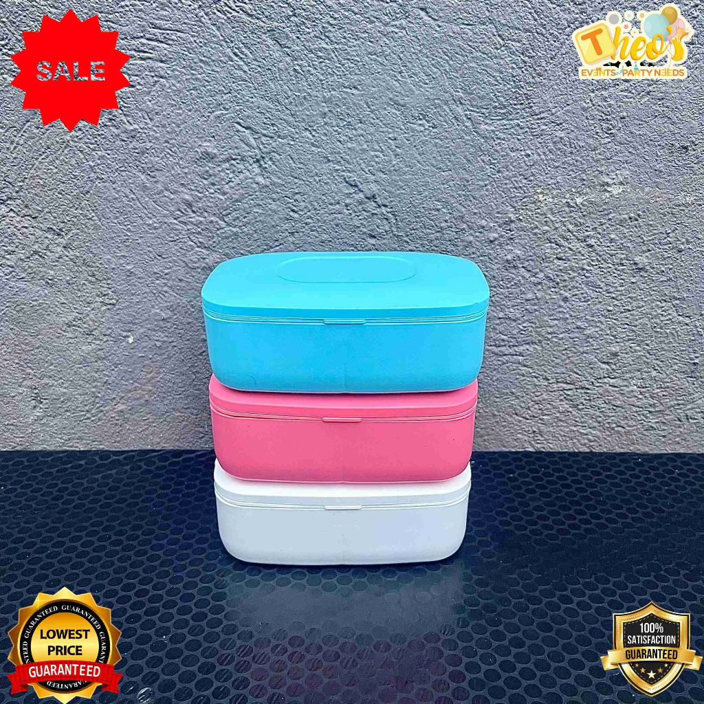 295 Square Lunch Box Set with Spoon and Fork and Sauce Container ...
