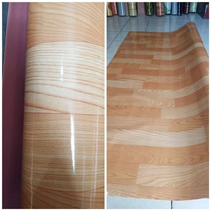 Wood design linoleum FLOORING ( 90 PER 1 YARD ) | Shopee Philippines