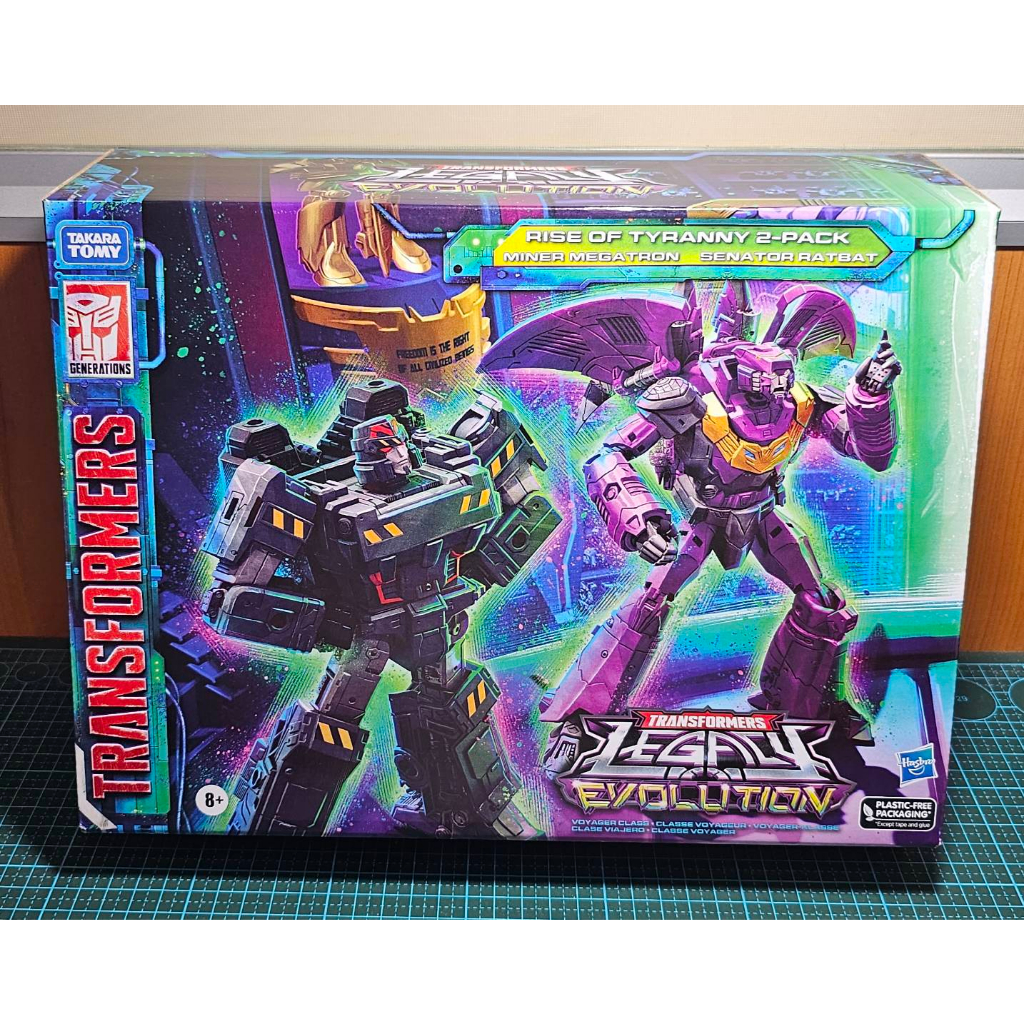 Transformers TF Legacy Evolution 2 pack Rise of Tyranny Miner Megatron ...