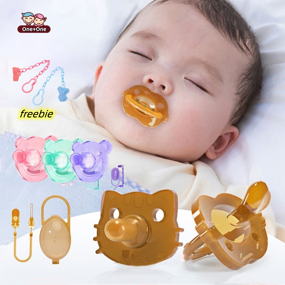 Antibacterial Soothie pacifier for baby day and night Silicone Baby ...