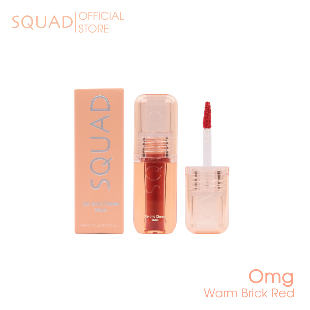 Squad Cosmetics Lip & Cheek Stain in Omg | Shopee Philippines