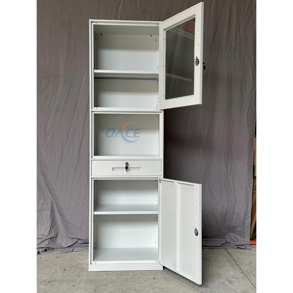 Dining display steel storage cabinet(FREE ASSEMBLED) | Shopee Philippines