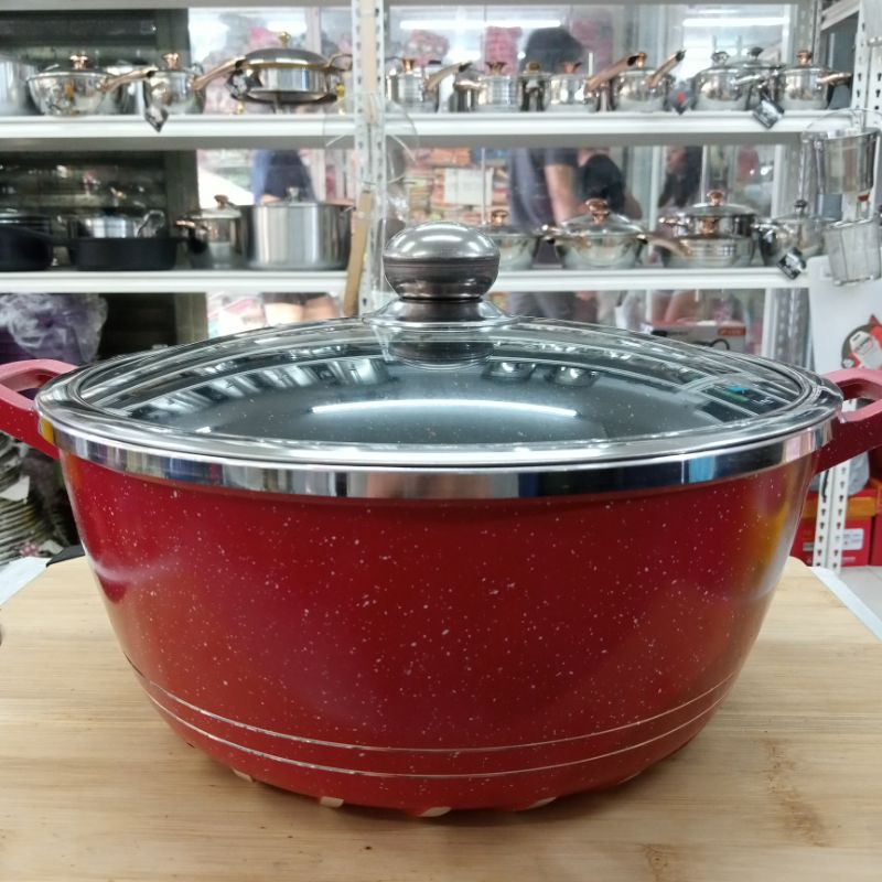 Nonstick Casserole 30cm Big | Shopee Philippines