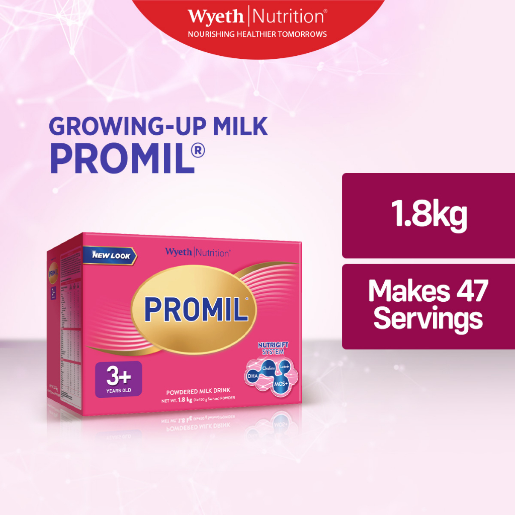 PROMIL FOUR Powdered Milk Drink for Over 3 Years Old 1.8kg | Shopee ...