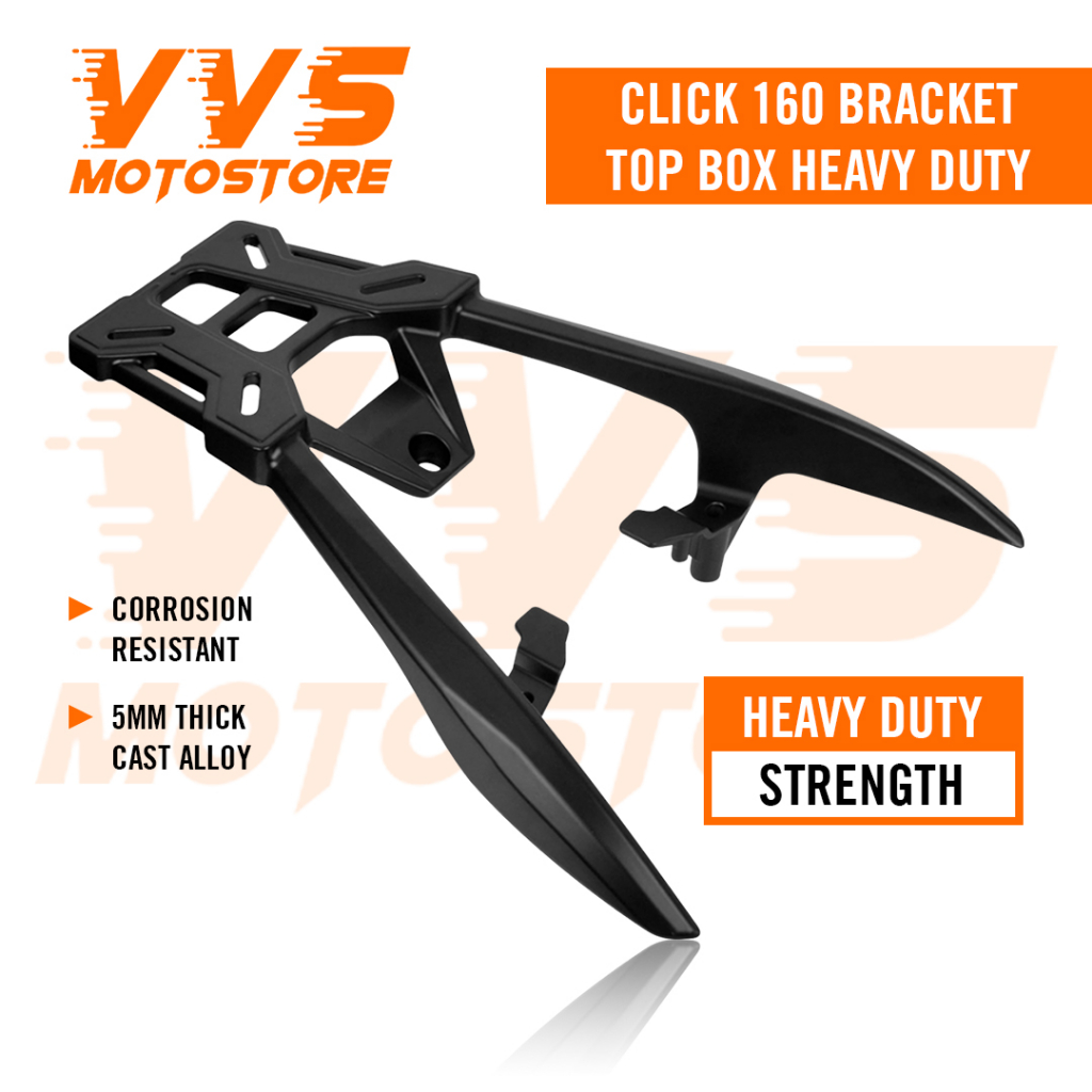 Click 160 Bracket Top Box Heavy Duty Cast Alloy Easy to Install Made in ...