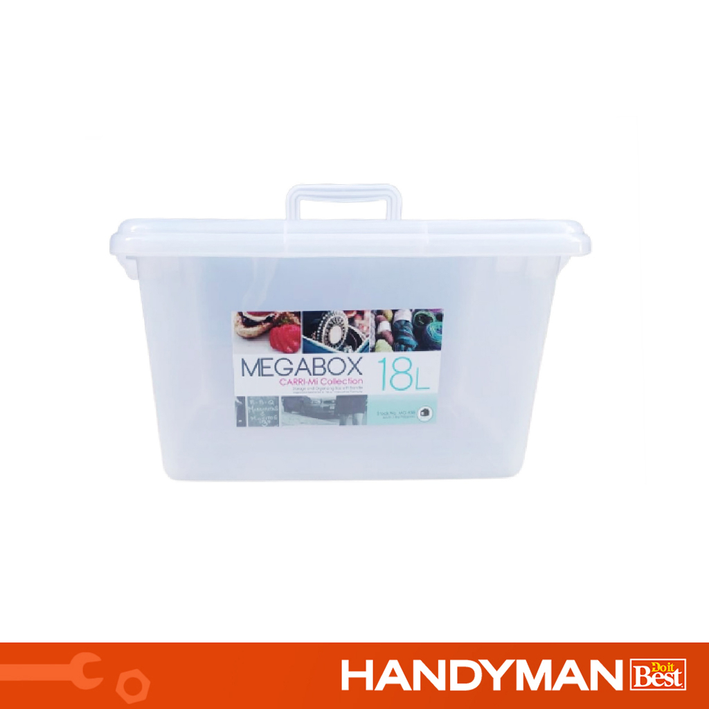 Megabox Carri-Me MG-638 18-Liter Storage Box with Handle | Shopee ...