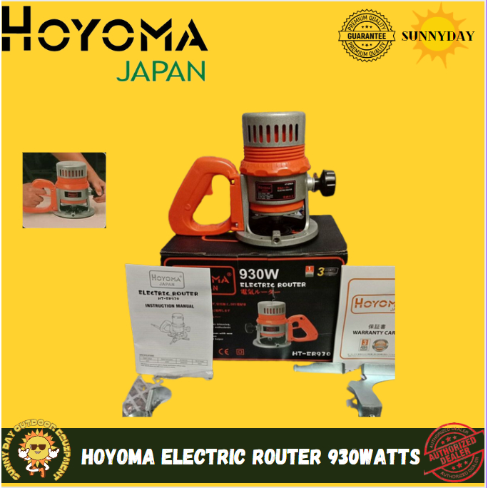 HOYOMA JAPAN ELECTRIC ROUTER HT-ER930 | Shopee Philippines