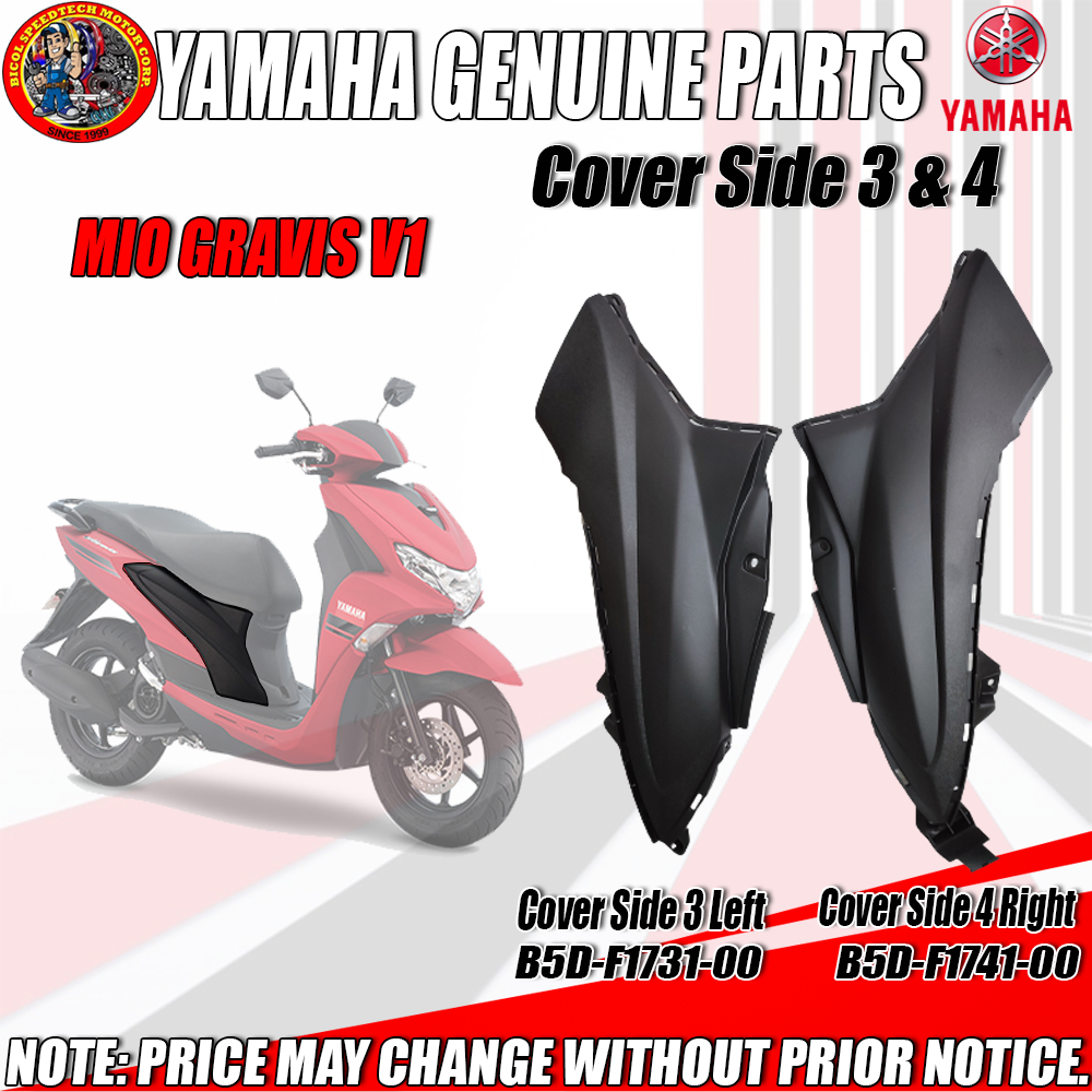 MIO GRAVIS V1 COVER SIDE 3 & 4 (YGP) (Genuine: LEFT: B5D-F1731-00 ...