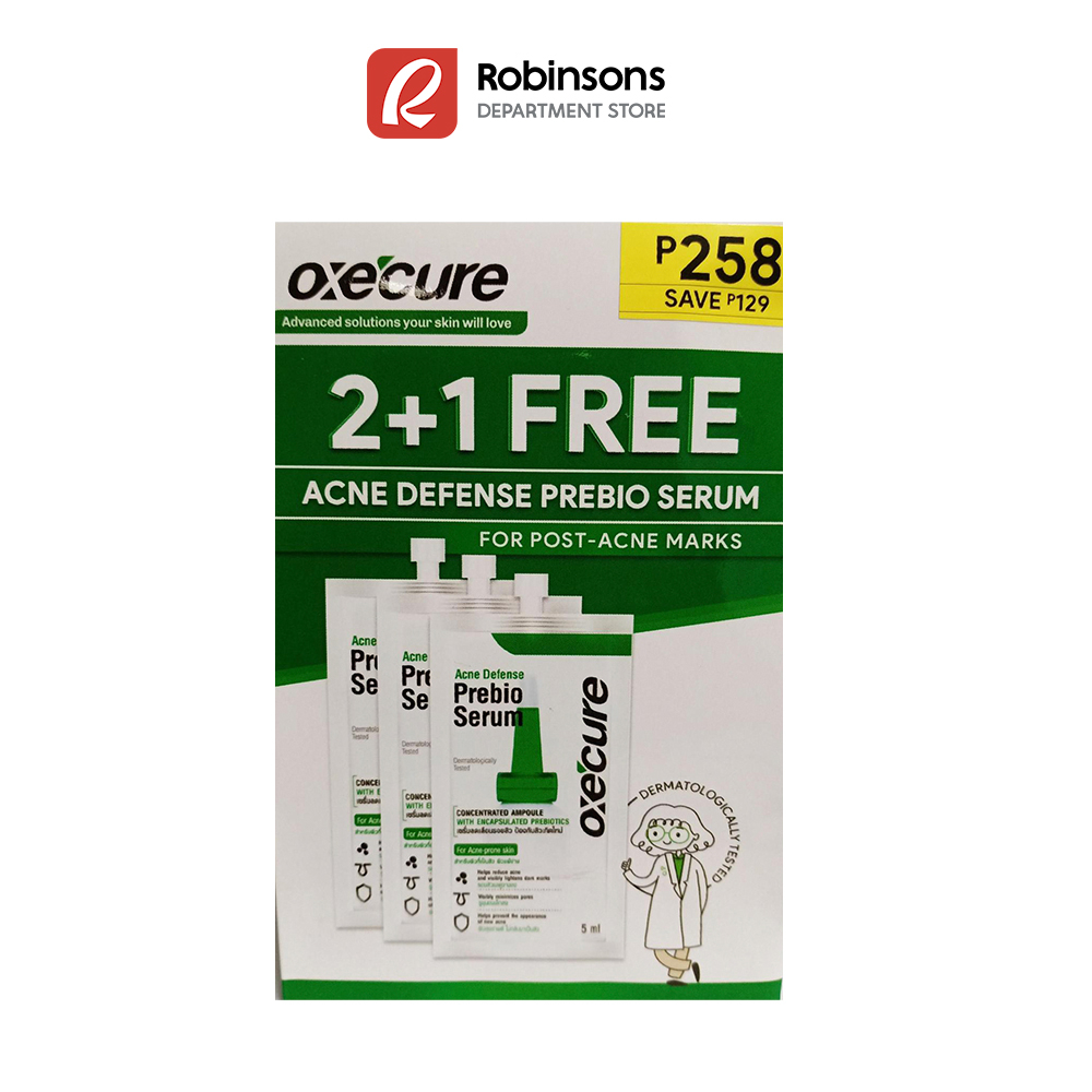 Oxecure 2+1 Bundle Acne Defense Prebio Serum 5ml | Shopee Philippines