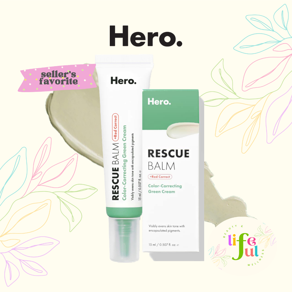 Hero Cosmetics, Rescue Balm + Red Correct (15 ml) | Shopee Philippines