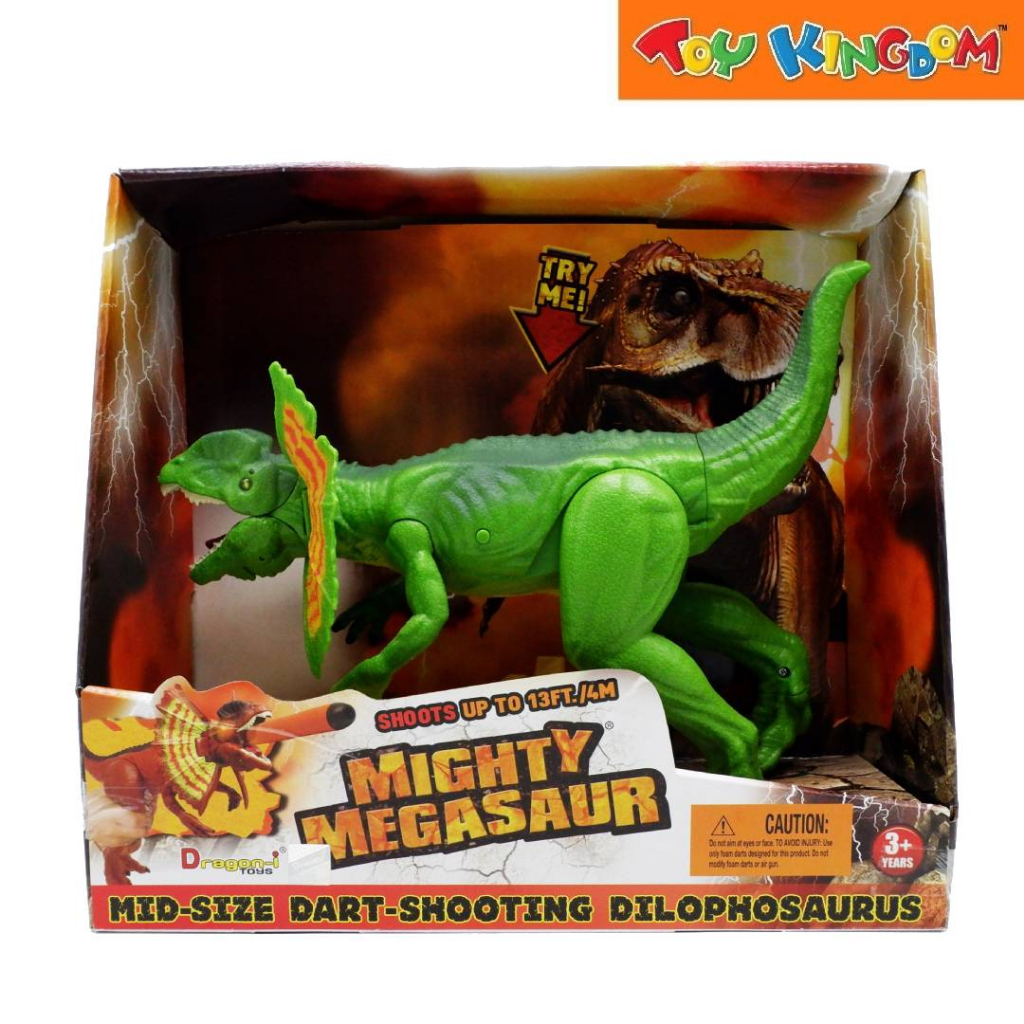 Dragon I Battery Operated Dart Shooting Dinosaur Dilophosaurus Action Figure | Shopee Philippines