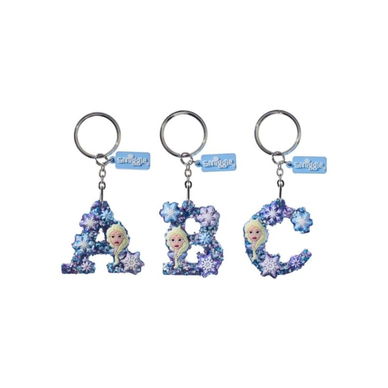 Smiggle Disney's Frozen 2 Elsa Scented Alphabet Keyring (LETTER P ...