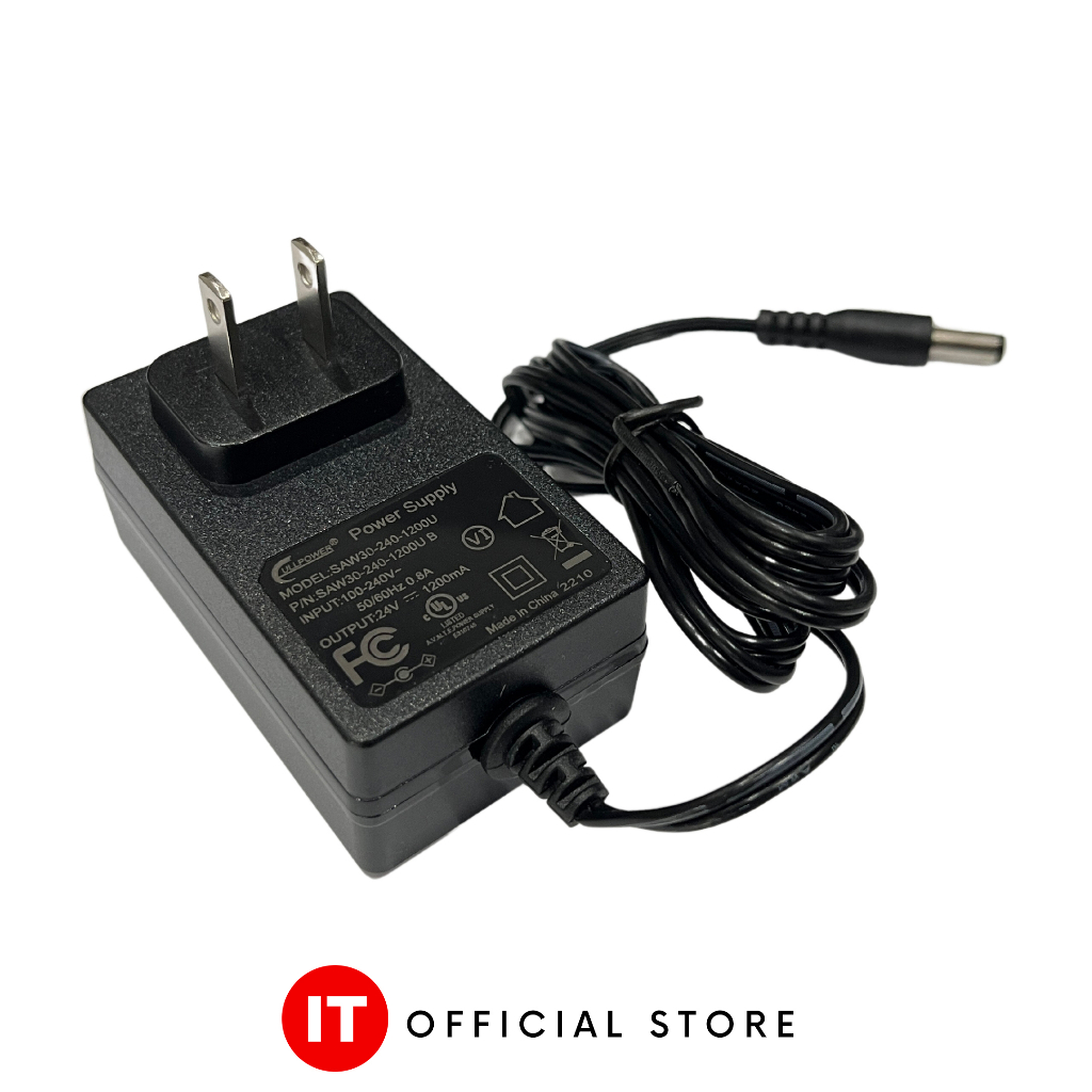 SAW30-240-1200U - 24V 1.2A power supply for MikroTik - with US plug for ...