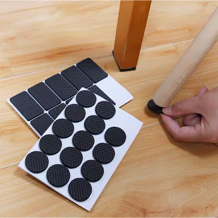 DIY Furniture Chair Leg Pad Table Leg Non-slip Silent Rubber Feet ...