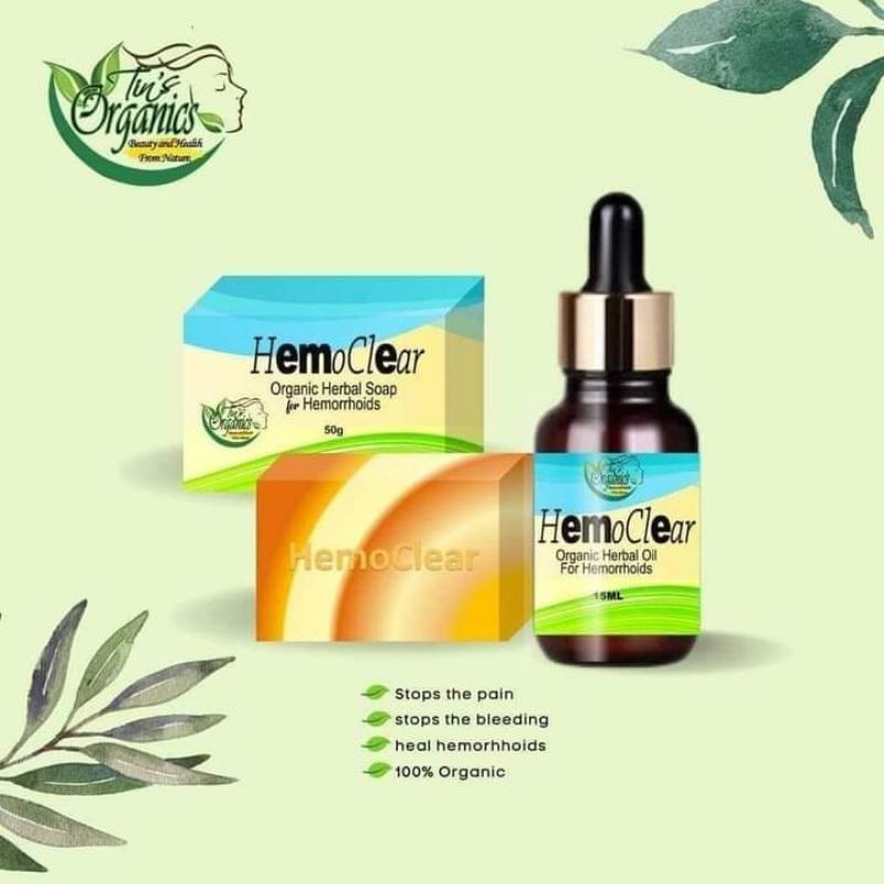 HEMOCLEAR SET FOR ALMORANAS OIL & SOAP | Shopee Philippines