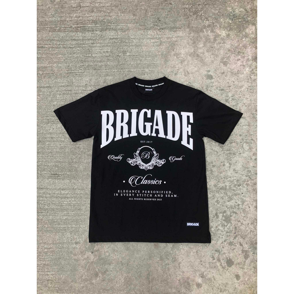 BRIGADE CLOTHING - QUALITY GOODS (BLACK) | Shopee Philippines