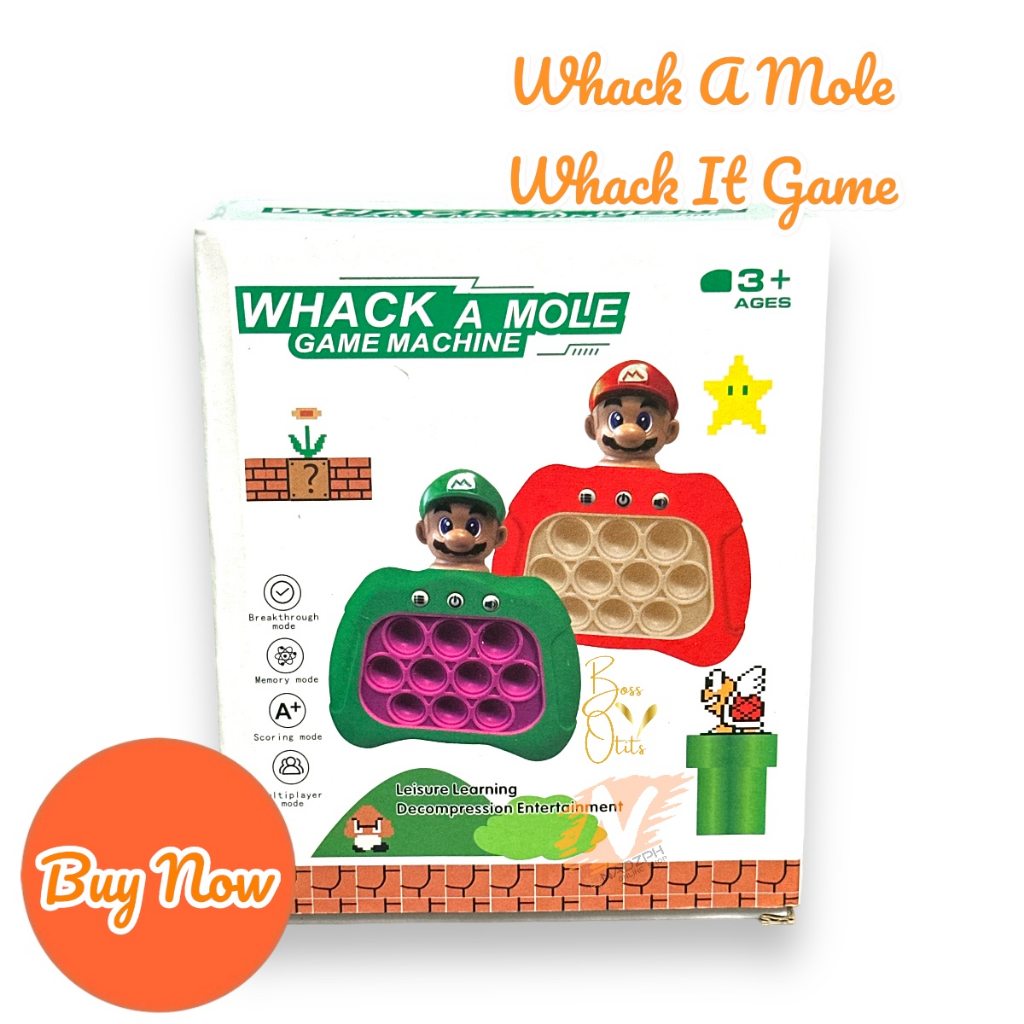 Whack-A-Mole Pop it Game Console for Kids Push Game Console | Shopee ...