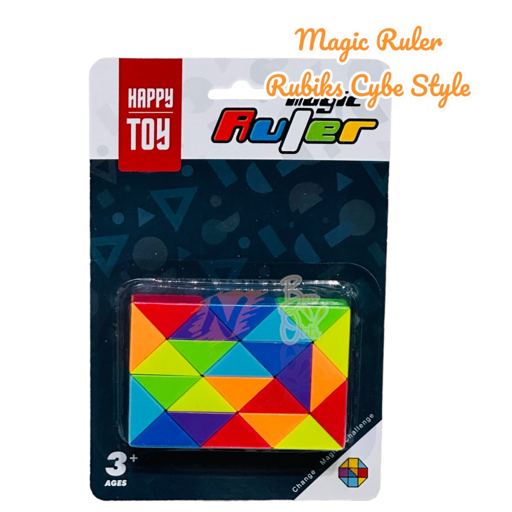 Kids Puzzle Toy Rubiks Type Magic Ruler Mind Challenge Ruler Toy ...