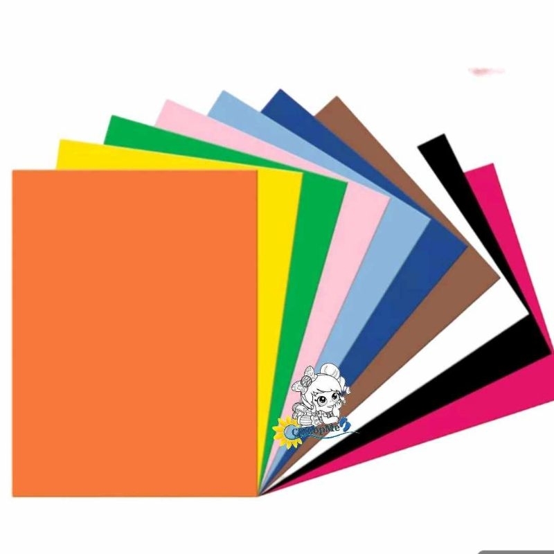 colored Paper 10pcs in pack (ASSORTED) | Shopee Philippines