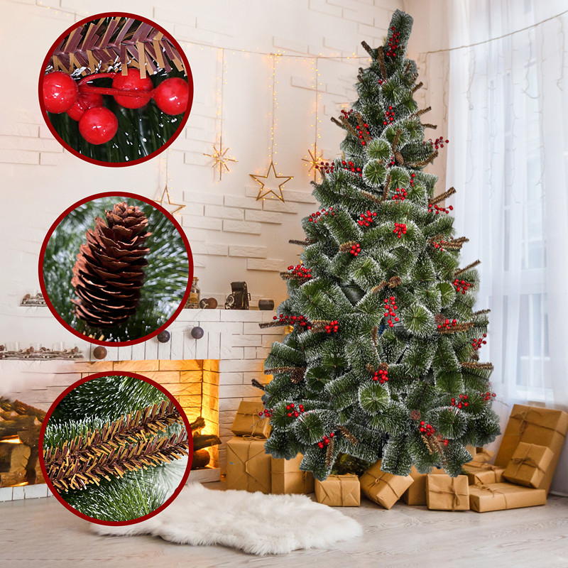 O-KAY 150CM/5FT Christmas Tree Delicate Emulation X-mas Decor Christmas ...