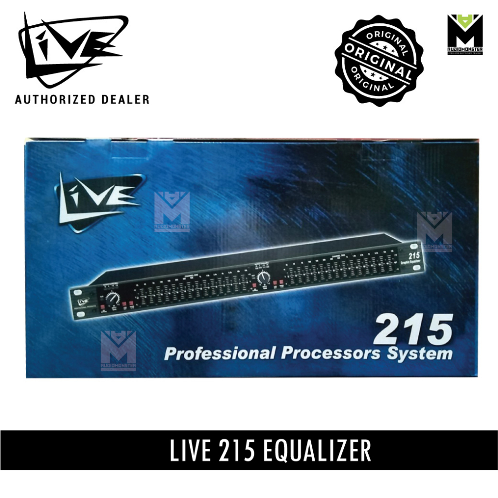Live 215 Dual Channel 15 Band Graphic Equalizer/Limiter (Black) | Shopee Philippines