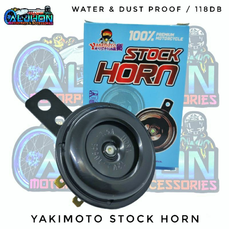 MOTORCYCLE STOCK HORN YAKIMOTO UNIVERSAL SMALL | Shopee Philippines