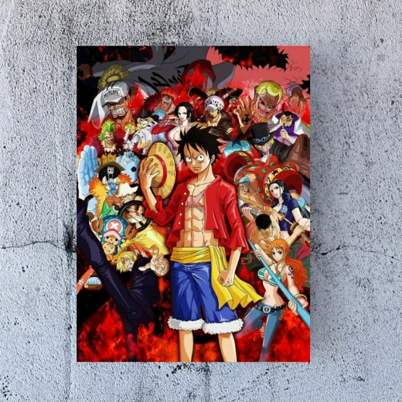 Once Piece A4 Size Wallpaper Poster Shopee Philippines