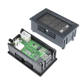 LED VoltMeter Indicator ( DC 100V 100A Red + Red 0.28 Inch Dual LED ...