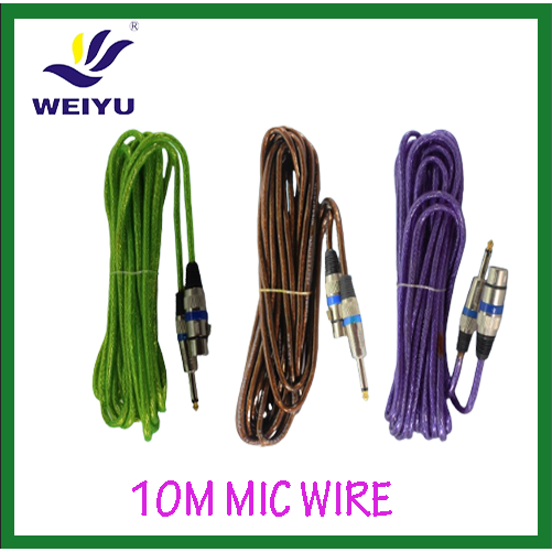 Microphone Heavy Duty Wire 10M Transparent Wire random color | Shopee ...