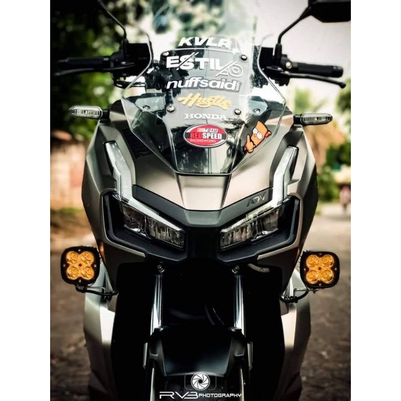 HONDA ADV STAINLESS BRACKET FOR MINIDRIVING LIGHT/NIGHTRIPPER OR ...